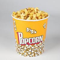 China Recyclable Custom Print Cinema Take Away Paper Popcorn Cup Popcorn Buckets for sale
