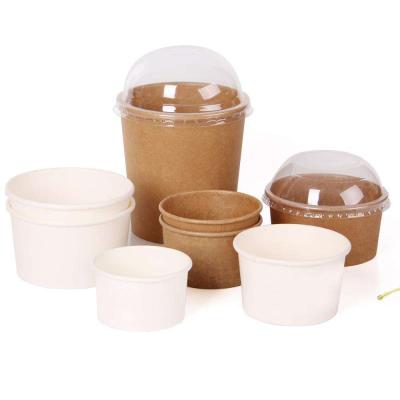China Ice Cream Cups Wholesale Customized Paper Cup Frozen Ice Cream Cup Food & Beverage Packaging,Ice Cream Packaging for sale