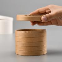 China Stackable Paper Lid Eco-Friendly Leak-Resistant And Microwave-Safe For Sustainable Food Storage for sale