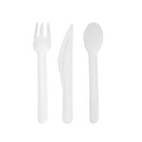 China Biodegradable Disposable Paper Cutlery Paper Knife Fork & Spoon For Restaurant , Party for sale