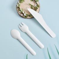China Biodegradable Disposable Paper Cutlery Paper Knife Fork & Spoon For Restaurant , Party for sale