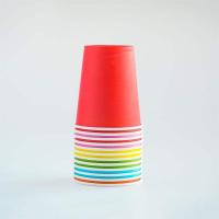 China Single Double Wall Paper Cup Set with Plates Colourful Paper Cup Paper for sale