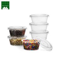 China OEM Service 100% PLA Compostable Portion Cups Small Mini Cup 1oz 2oz 3oz 4oz 5oz 6oz Sauce Cups With Lids for sale