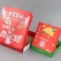 China Factory Supply Fast Food Packaging Ball Food Grade Pizza Box Packaging Box for sale