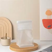 China Kraft Paper Bread Bag with Clear Window for Toast Sandwich Packaging Custom Logo Printing White and Brown Options for sale