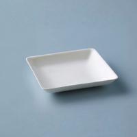 China Compostable Irregular Shape Sugarcane Sauce Dish Biodegradable Mini Leaf Shaped Plate Bagasse Pulp Dessert Dish for Sauce for sale