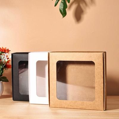 China Eco-Friendly Kraft Paper Box with Display Window Sustainable Packaging Solution for sale