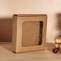 China Eco-Friendly Kraft Paper Box with Display Window Sustainable Packaging Solution for sale