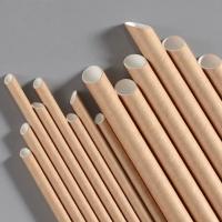 China 100% Biodegradable White Kraft Paper Straws Custom Logo Printing Single Paper Packaging for sale