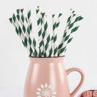 China Eco-Friendly Paper Straws Biodegradable Compostable Colorful Straws Customizable for sale