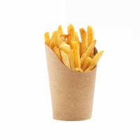 China Disposable Paper Food Cup For French Fries Paper French Fries Cup Eco-friendly Customizable for sale