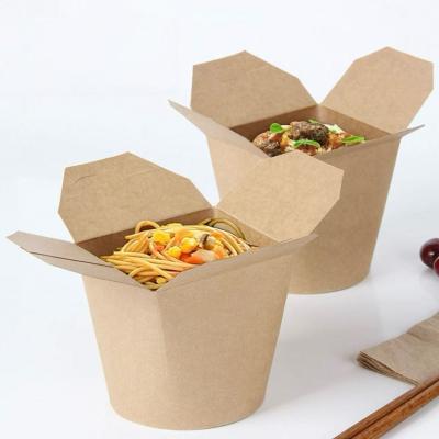 China Round-Bottom Noodle Box Disposable Eco-Friendly Customizable for sale