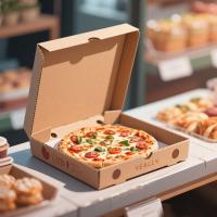 China Custom Printed Paper Pizza Box For Cheese Pepperoni And Veggie Pizzas for sale