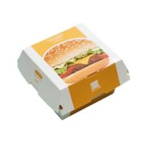 China Customized Paper Food Packaging Boxes-Hot Price Food Grade Disposable Food Containers Hamburger Boxes for sale