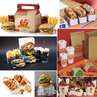 China Custom Printed Takeaway Fried Chicken Burger Paper Box Fish and Chips Potato Fries Street Snack Food Packaging Box for Fast Food for sale