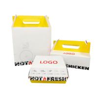 China New Style Custom Sized Burger Packing Box Food Grade Printed Corrugated Kraft Paperboard Matt Lamination for Hamburg Packaging for sale