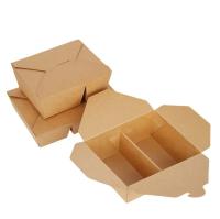 China Custom Disposable Food-Grade Cardboard Hamburger Takeaway Packaging Kraft Paper Clamshell Burger Box Glossy Lamination Printing for sale