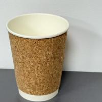 China Premium Double Wall Hot Drink Cup with Natural Cork Lining Eco Material for sale