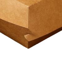China Hamburger Burger Hot Dog Box Corrugated Kraft Pape Biodegradable Disposable Fast Food Lunch Takeaway Packaging for sale