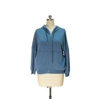 China Oversized Fit Soft Fleece Zip-Up Hoodie for Casual Loungewear for sale