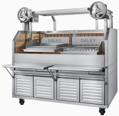 China Argentine Height-Adjustable Charcoal Grill for sale
