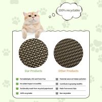 China 5pcs Cat Scratching Cardboard Convenient No Rinse Disposable Cat Litter Tray with Box for sale