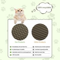 China Corrugated Paper Style Cat Bed Scratcher Funny Comfy Lounge Cardboard Couch for Feline Fun for sale