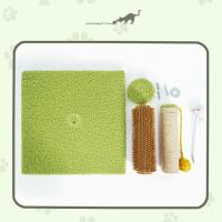 China Commercial Buyer's Favorite Modern Sisal Cat Scratching Post Pet Tower in Light Green for sale