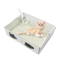 China Travel-Friendly Cat Litter Box with Foldable Design and Paper Material 400*300*120mm for sale