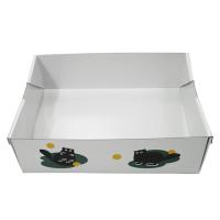 China Travel-Friendly Cat Litter Box with Foldable Design and Paper Material 400*300*120mm for sale