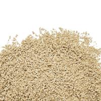 China Beige Cat Litter Highly Effective Odor Control with Natural Plant and Strong Clumping for sale