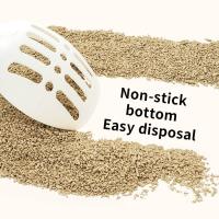 China Beige Cat Litter Highly Effective Odor Control with Natural Plant and Strong Clumping for sale