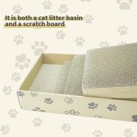 China Rectangle Cat Scratchers Made of Eco Friendly Corrugated Paper for Cats to Grind Claws for sale