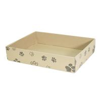China Rectangle Cat Scratchers Made of Eco Friendly Corrugated Paper for Cats to Grind Claws for sale