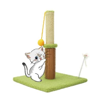 China Natural Sisal Cat Scratching Post and Interactive Toy Mouse Ideal for All-Season Play for sale