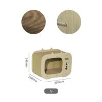 China Stock Promotion Indoor Portable Removable Wooden Pet House Bed Ideal for Cats and Dogs for sale
