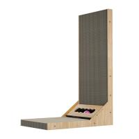 China Cat Scratching Boards Pads Posts Claws Rest Cat Scratcher Upgraded L Shape Density Indoor for sale