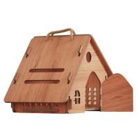 China Direct Wooden Cat House Cat Condo Furniture for Indoor Cats and Small Dogs 5100g Weight for sale