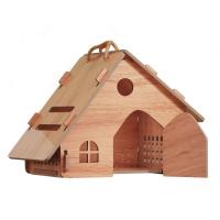 China Direct Wooden Cat House Cat Condo Furniture for Indoor Cats and Small Dogs 5100g Weight for sale
