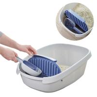 China High Sided Open Top Cat Toilet With Large Capacity And Cat Litter Scoop Spare Parts for sale