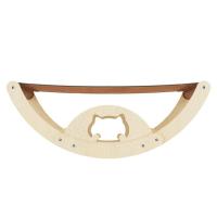 China Pet Bed Wooden Frame Cat Hanging Bed Swing Cat Bed Hammock with Mechanical Wash Style for sale