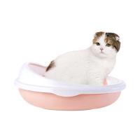 China Convenient Semi-Closed Cat Litter Tray for Cats Keep Your Home Clean and Fresh for sale
