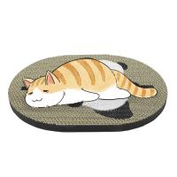 China Cat Cardboard Scratcher Corrugated Claw Grinding Toy for Energetic Cats for sale
