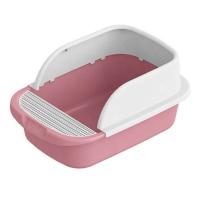 China Pet Cleaning Function Assorted Colors Cat Litter Pan Hassle-Free Cleaning for sale