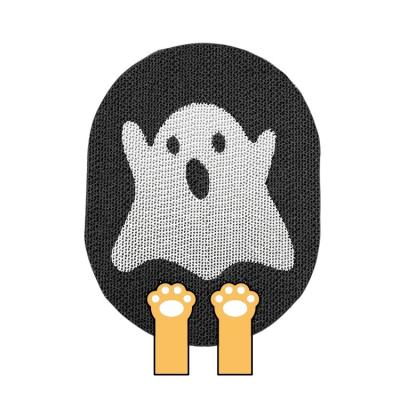 China Halloween Theme Cat Scratcher in White with Durable Corrugated Paper and Unique Design for sale
