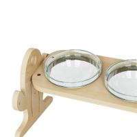 China Support Room Space Selection Adjustable Raised Double Pet Bowl for Dogs and Cats for sale