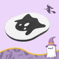 China Corrugated Paper Cat Scratcher Halloween Theme Durable Funny Claw Sharpener Protect for sale