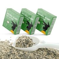 China Customizable Fresh Smell Bamboo Cereal Litter Sand Cat Litter for Cats and Kittens for sale