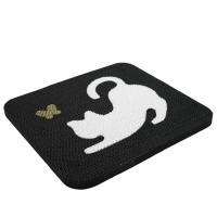 China Sustainable White Durable Creative Design Scratching Board for Cat Lounge and Bed for sale