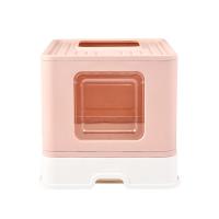 China Foldable Large Cat Toilet Litter Box with Drawer Sustainable and User-Friendly for sale
